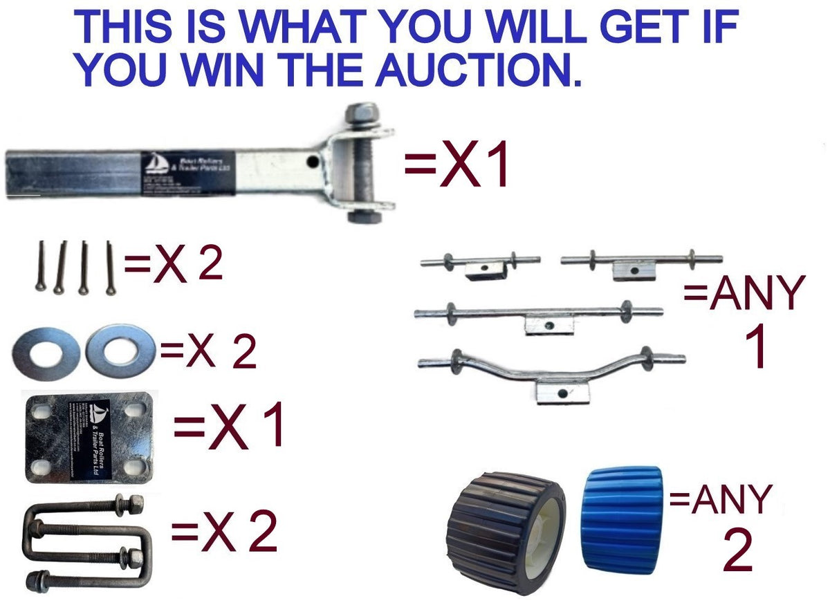 WOBBLE ROLLER DUAL ASSEMBLY WITH ROLLER ARM FOR BOAT TRAILERS – BOAT ...