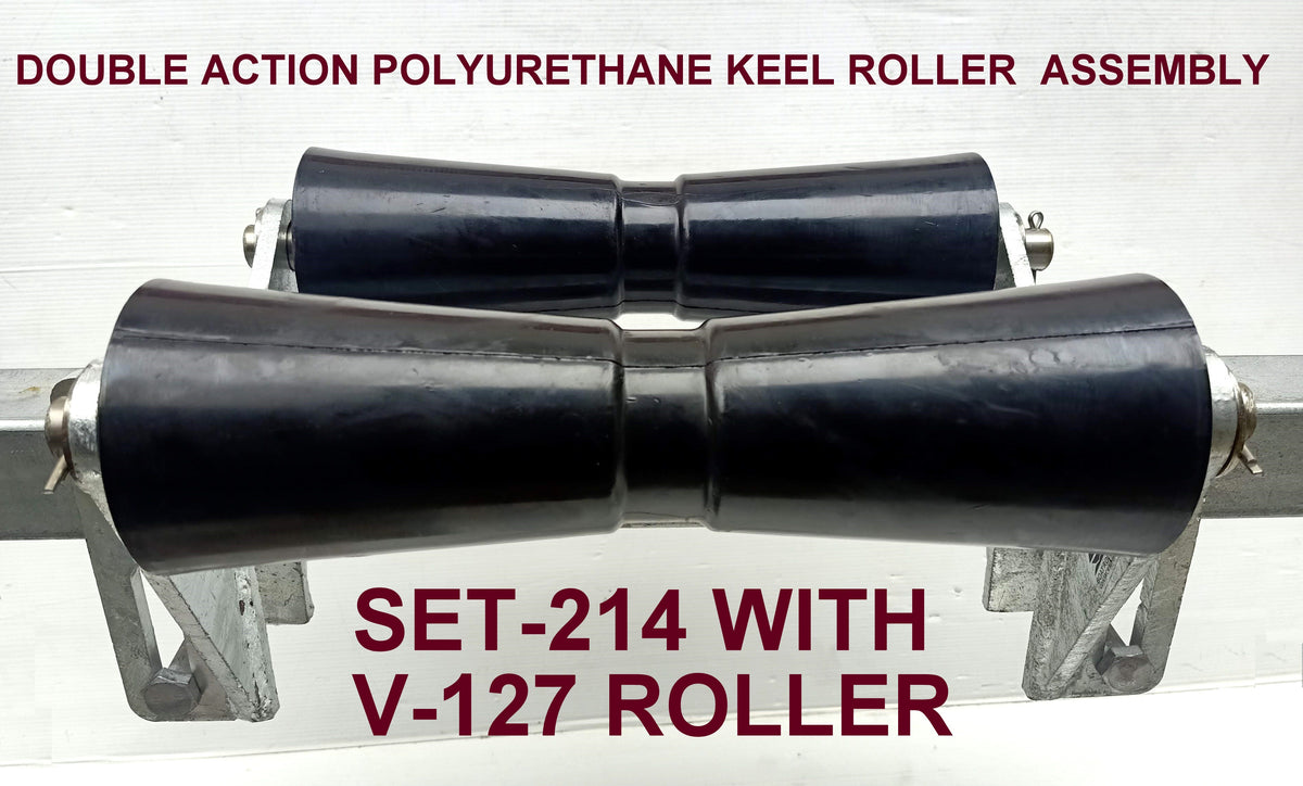 DOUBLE ACTION SUPER HEAVY-DUTY 3 HOLE BRACKET WITH POLYURETHANE ROLLER ...